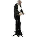 Northlight LED Lighted Animated Butler with Sound Halloween Decoration ...