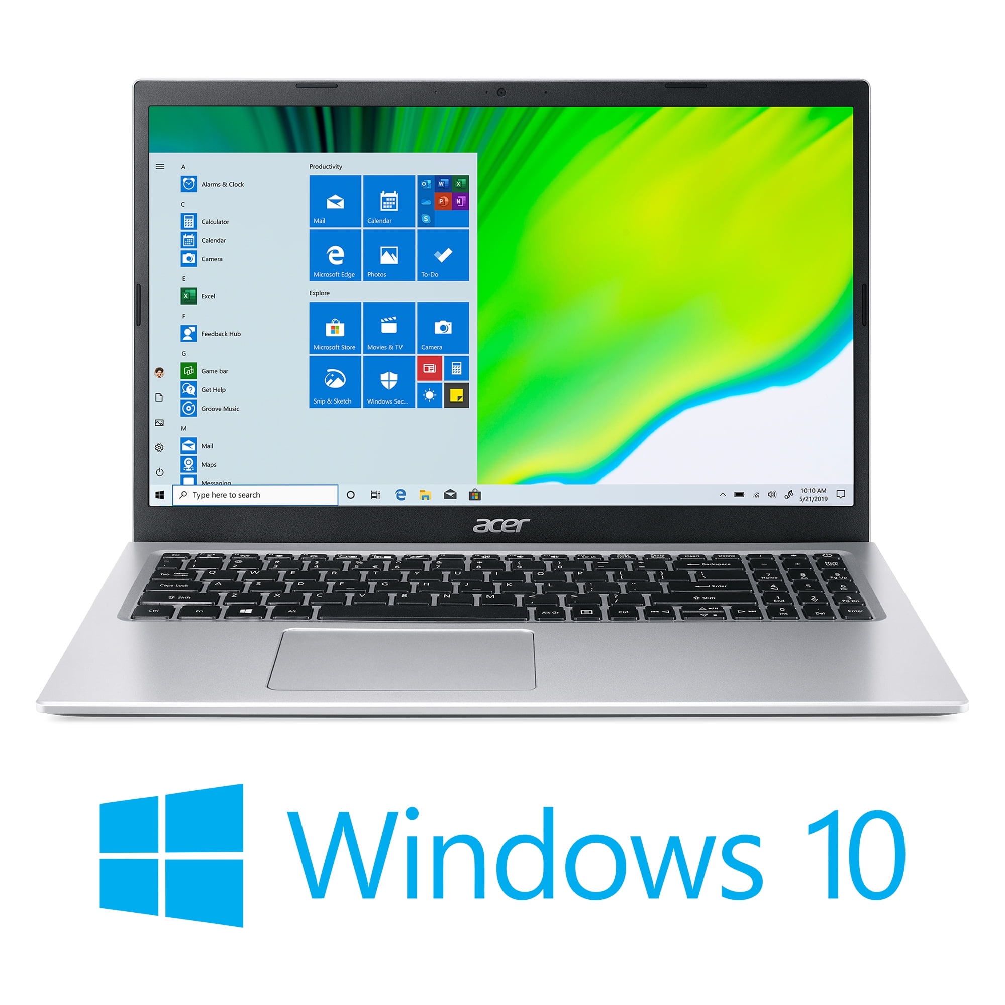 Acer Aspire 1 A115-32-C28P, 15.6" Full HD Display, Intel Celeron N4500 ...