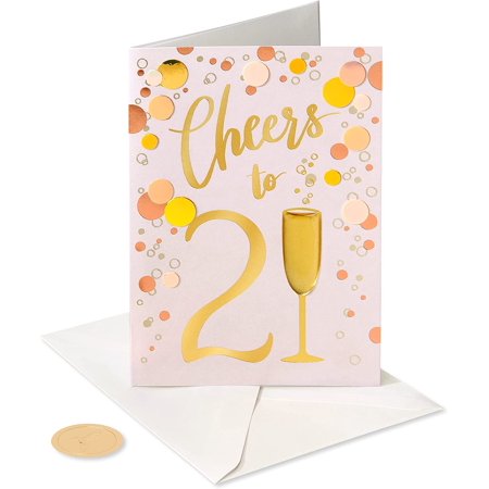 21st Birthday Card (Extra Cheers) | Walmart Canada