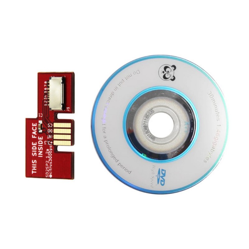 Spare SD2SP2 TF Card Reader Adapter + Swiss Mini DVD Boot Disk For ...