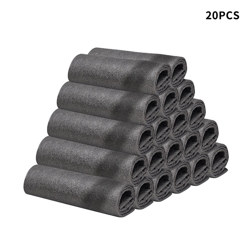 5/20 piezas paño de limpieza microfibra toalla de vidrio para espejos de ventanas (20 piezas 30 ...