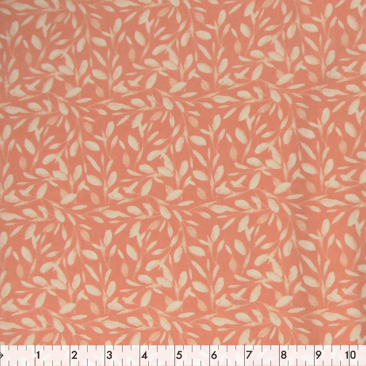 Click here for Fabric Creations Coral Sav Vine Flannel Fabric By... prices