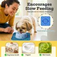 2-in-1 Silicone Dog Lick Bowl & Slow Feeder Mat, Gen 3 Dual Design ...