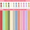 12 Pieces 36 Yards #5 Nylon Coil Zipper Rolls Bulk With 120 Alloy ...