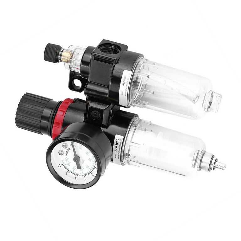 Air Regulator AFR2000 Air Pressure Regulator Water Separator Trap ...