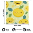 Cartoon Lemon Pattern Towels for Bathroom, Kitchen, Gym, Towels, Soft ...