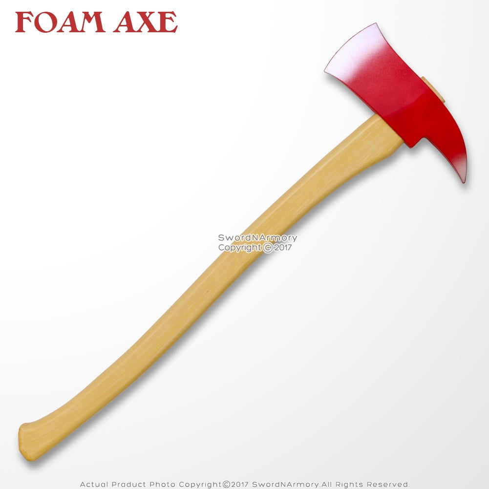 27" Fireman's Axe High Density Foam Cosplay Fire Fighter Weapon Look ...