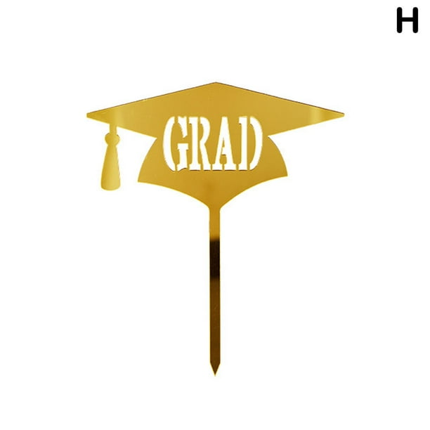 Gold Congratulations You Did It Grad Cake Topper Graduation NEW Q3 ...