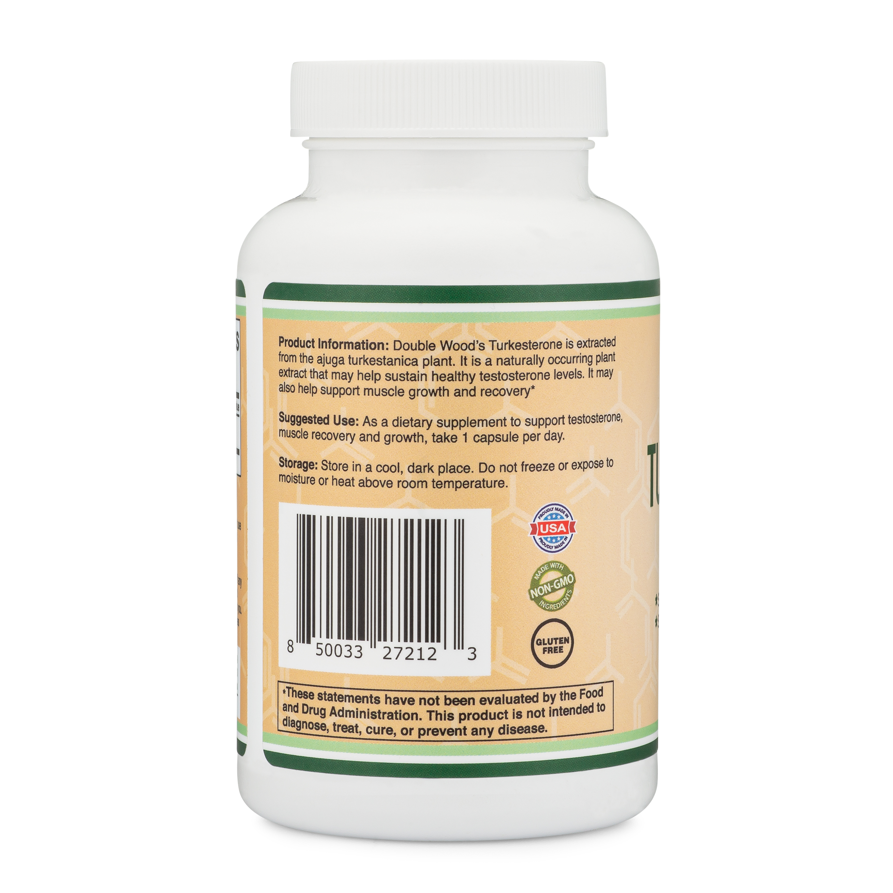 Buy Turkesterone Supplement 500mg, 120 Capsules (Ajuga Turkestanica ...