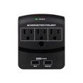 Monster Core Power 3-Outlet Wall Tap with USB Charging - Walmart.com