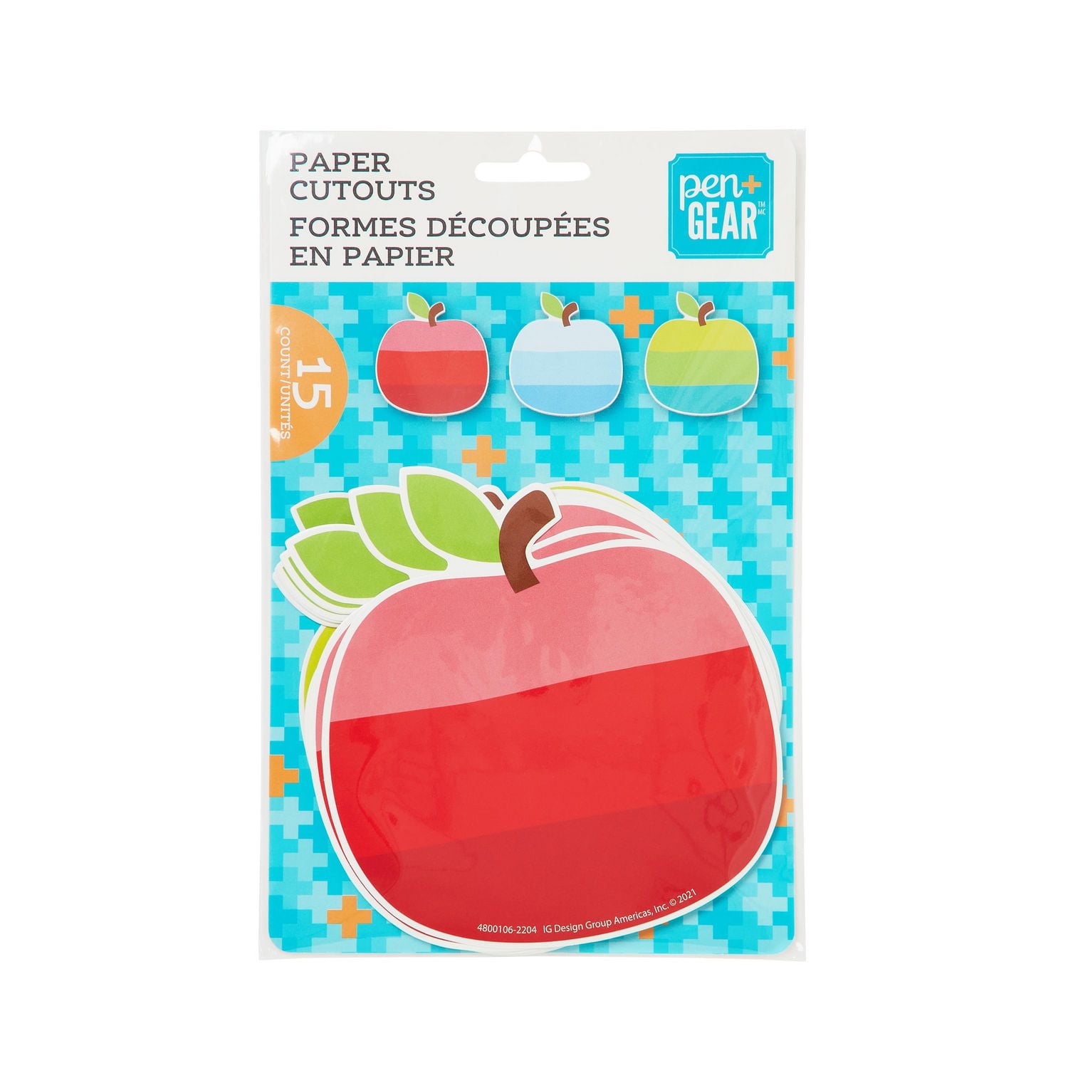 PEN & GEAR APPLE CUT-OUTS, CLASSROOM DÉCOR - Walmart.ca