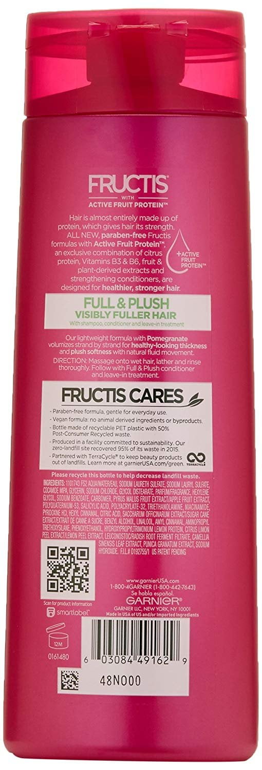 Garnier Fructis Shampoo Ingredients
