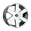 DUB 1PC Aluminum Rim S251 CLOUT 24X10in Chrome Plated Finish ...