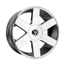 DUB 1PC Aluminum Rim S251 CLOUT 24X10in Chrome Plated Finish ...