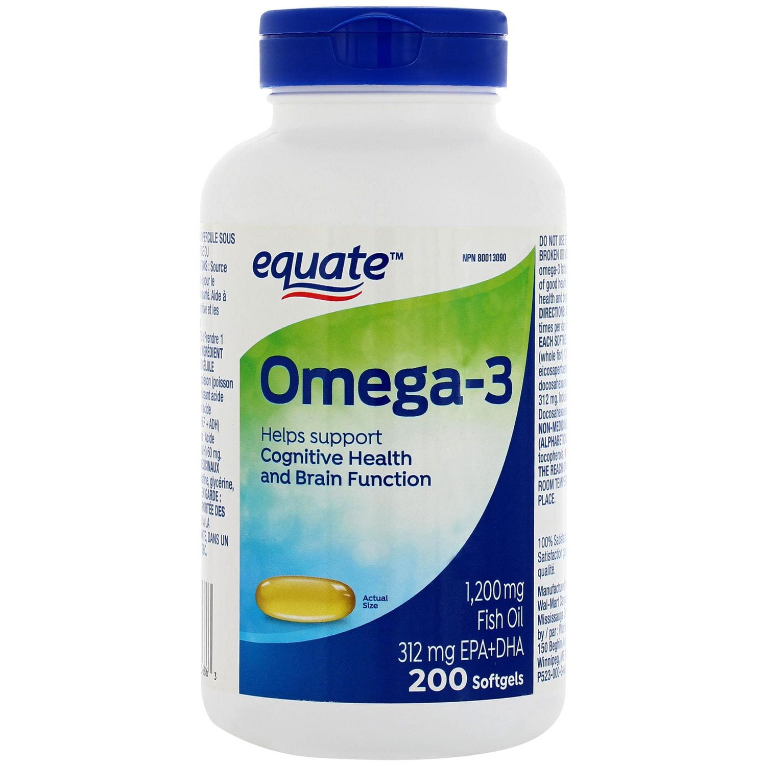 Click here for Equate Omega-3 1200 Mg prices