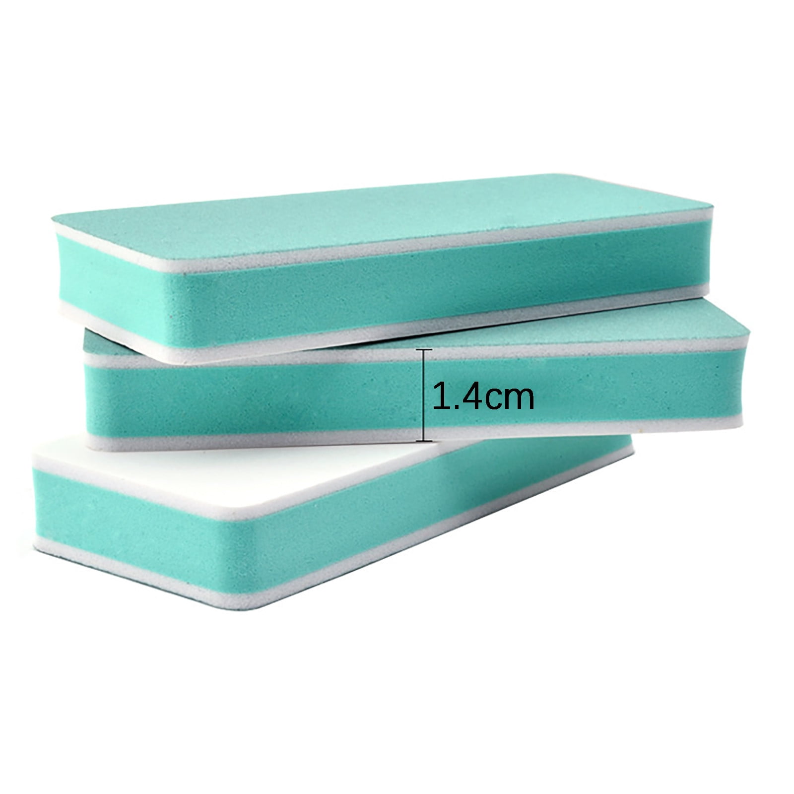 Dengmore Double-sided Square Rubbing Nail Repair Polishing Block Sponge ...