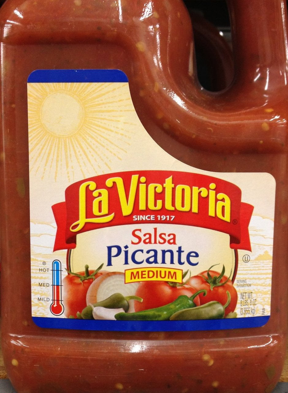 4 PACKS : 8Lb 8oz La Victoria Salsa Picante, Medium, Gluten Free, No ...