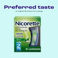 Nicorette Mini Nicotine Lozenges Stop Smoking Aid 2 mg Mint - 81 Ct ...
