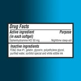 Equate Maximum Strength Nighttime Sleep Aid Softgels, 50 mg, 96 Ct ...