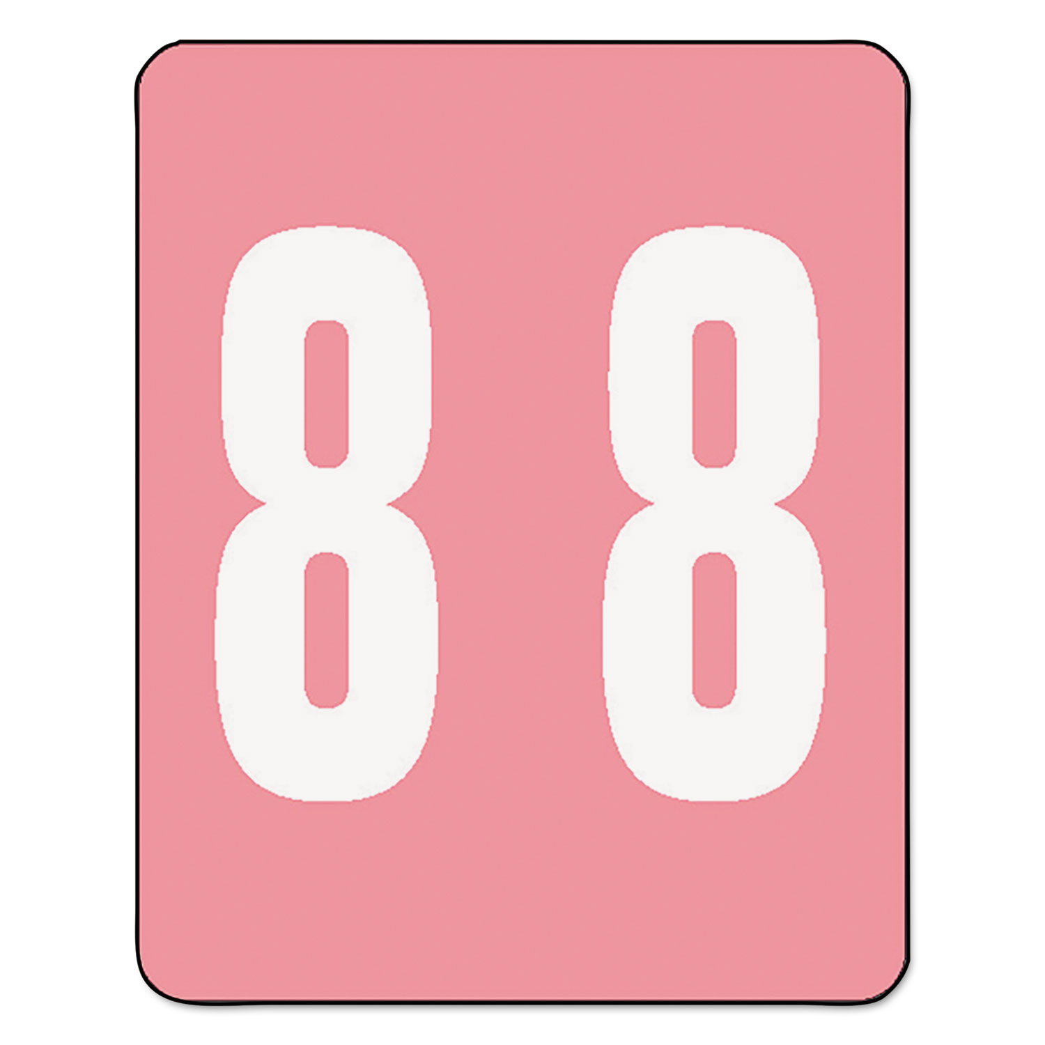 AM100RN Color Coded Labels Number 8 1 1 2w X 1 7 8h Pink 250 am100rn-color-coded-labels-number-8-1-1-2w-x-1-7-8h-pink-250