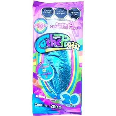 Dulces Pigui Slaps Mango Flavor Paletas Mexican Candy (10 Lollipops ...
