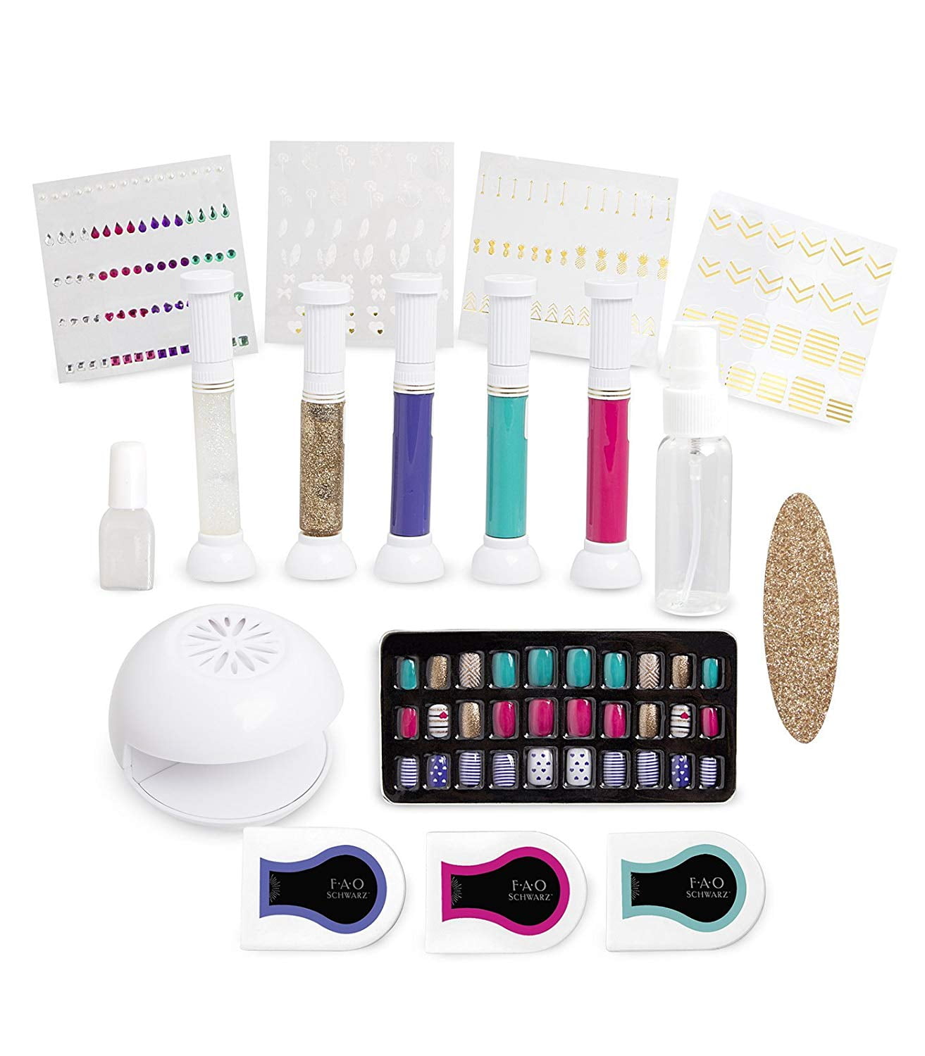 FAO Schwarz 76-Piece Pampered Play Day Spa Beauty Set - Walmart.com