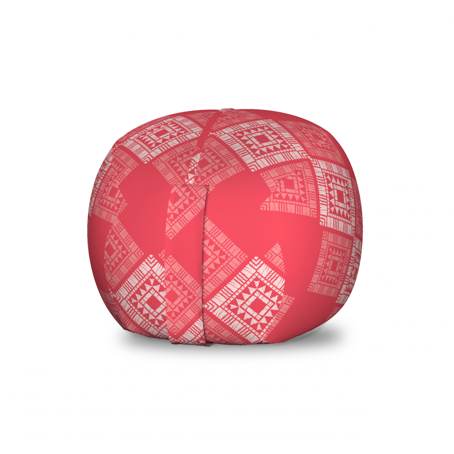 Aztec Storage Toy Bag Chair, Monochrome Square Triangle Formations ...