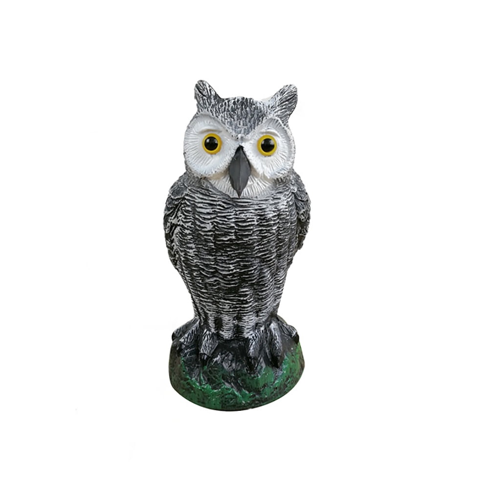 ACCEDE Fake Owl Decoy Hunting Deterrent Bird Reject Pigeon Cat Decoy ...