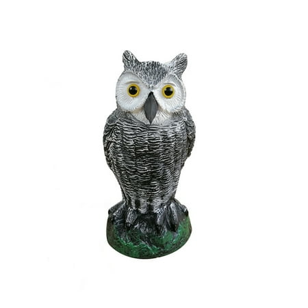 ACCEDE Fake Owl Decoy Hunting Deterrent Bird Reject Pigeon Cat Decoy ...