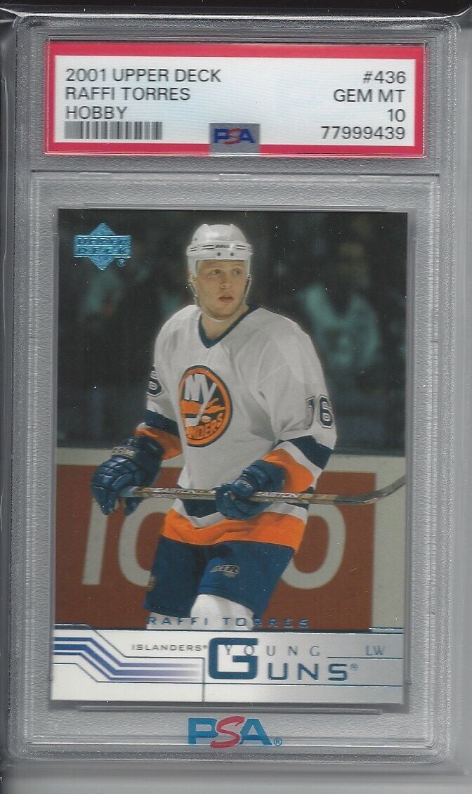 2001 Upper Deck Raffi Torres #436 Hobby PSA 10 - Walmart.com