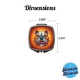 Angry Bulldog Cartoon Face Travel Makeup Handbag Purse Small Pocket ...