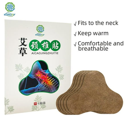 20 Pcs Cervical Spine Pain Relief Patch Natural Wormwood Pain Relief ...