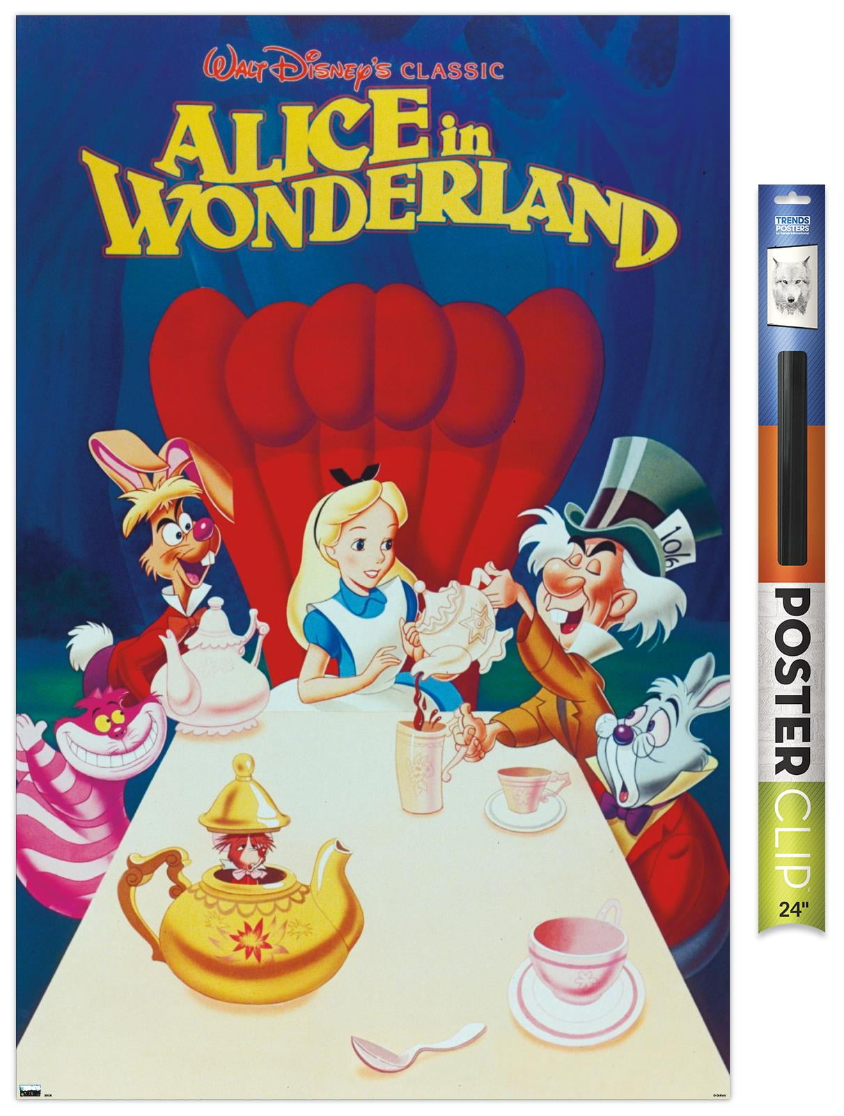 Disney Alice in Wonderland - 70th Anniversary Wall Poster, 22.375" x 34 ...