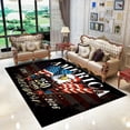 Vintage American Eagle 1776 USA Flag Area Rug 250th Anniversary ...