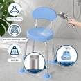 360° Swivel Shower Chair with Backrest – Height Adjustable, Non-Slip ...