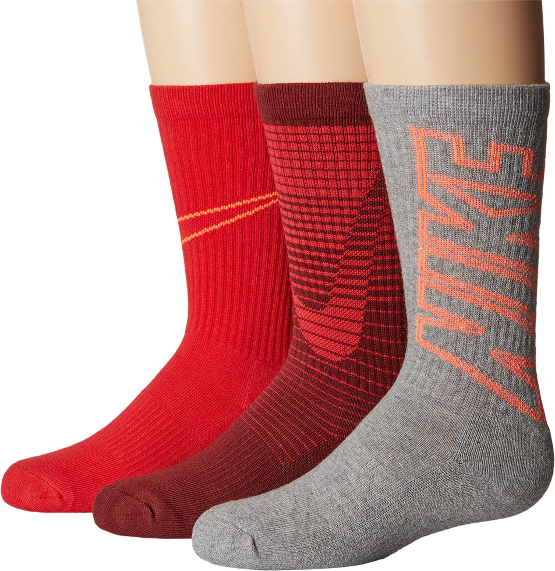 Nike Nike Boy s Performance Cushioned 3 Pack Crew Socks Small 3Y 5Y