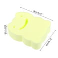Unique Bargains Cartoon Frog Shape Sponge Yellow - Walmart.com