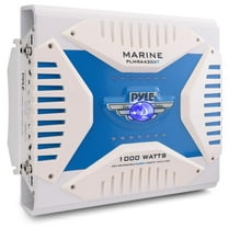 Pyle 4-Channel Car Audio Amplifier, 4000W Bridgeable Mosfet Power Amp ...