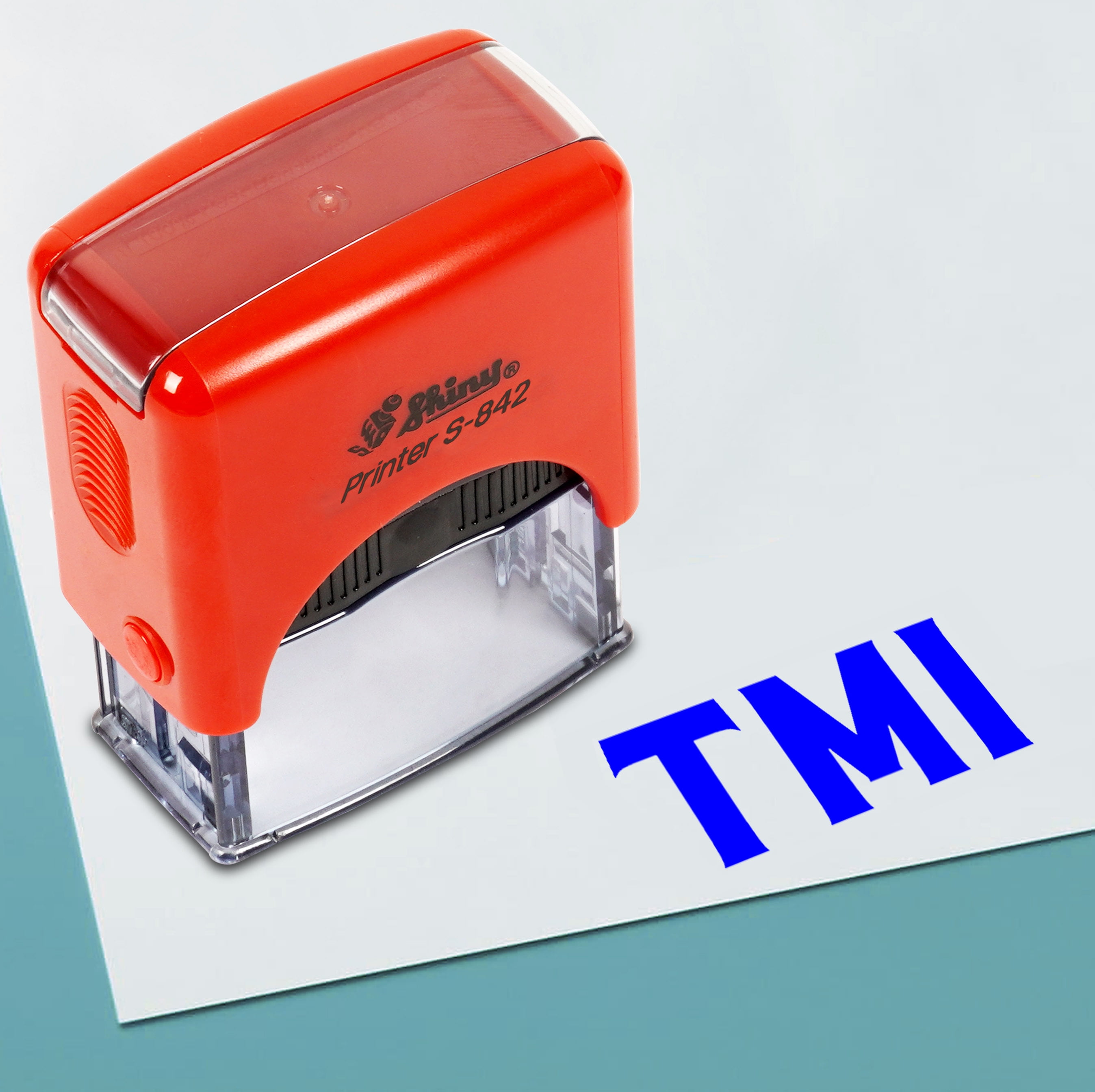Printtoo Tmi Self Inking Rubber Stamp Pre,Inked Office Stamp, Home ...