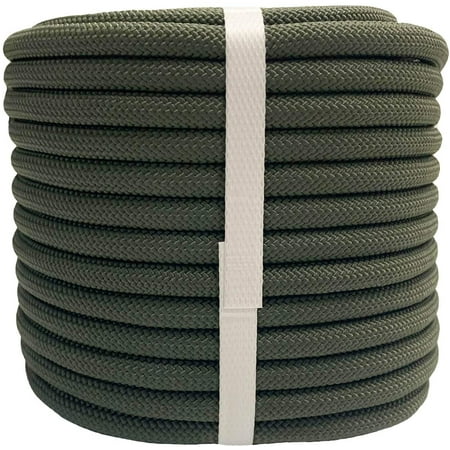 Braided Polyester Arborist Rigging Rope (3/8" X 100') Strong Pulling ...