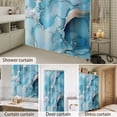 Bathroom Shower Curtain Abstract Marble Texture Seamless Waterproof ...