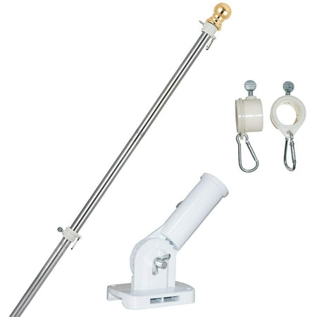 6 feet Canada Flag pole with Bracket Use for Outdoor,Residential ...