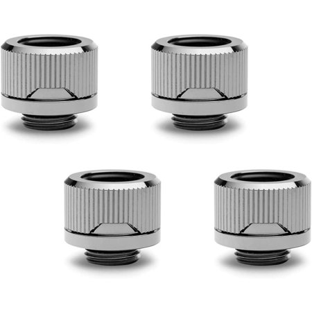 EKWB EK-Quantum Torque HDC-14 Compression Fitting for EKWB Rigid Tubing, 14mm OD, Black Nickel ...