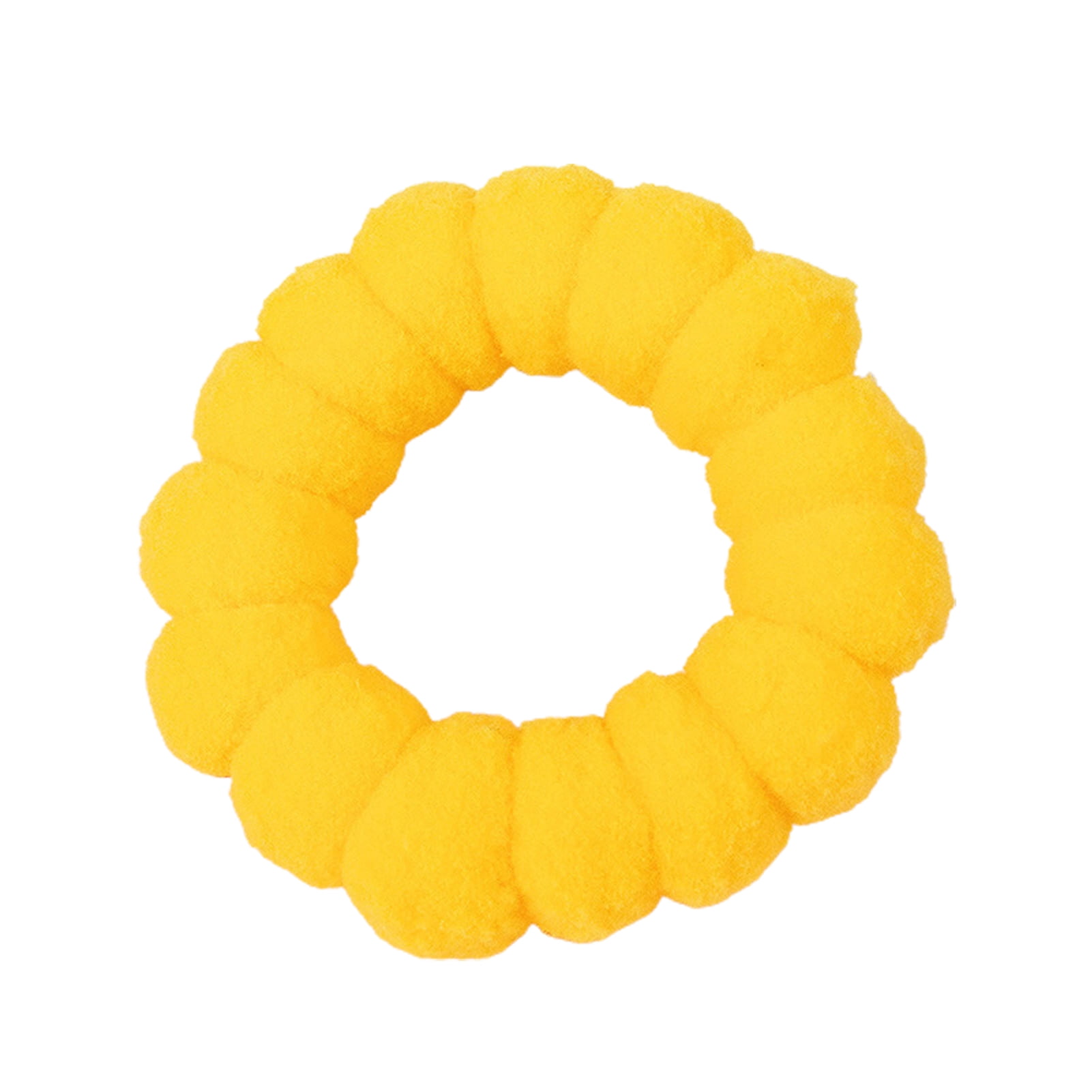 Mightlink Cat Collar Colorful Plush Ball Adjustable Neck Wear Rainbow ...