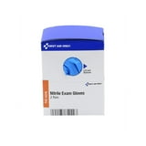 First Aid Only Nitrile Lightweight Gloves, One Size, 2/Box - Walmart.com