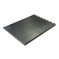 Rubber-Cal "Foot-Rest" Interlocking Anti-Fatigue Floor Mat - 1/2 in x ...