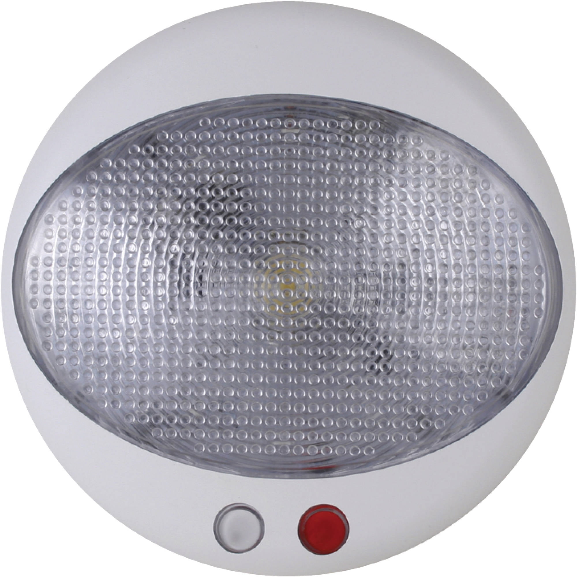Scandvik LED 5" Surface Mount Euro-Dome Light with Night Light ...