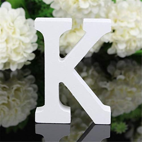 White Wood Letter for Craft DIY Alphabet Hanging Wall Letters Wedding ...