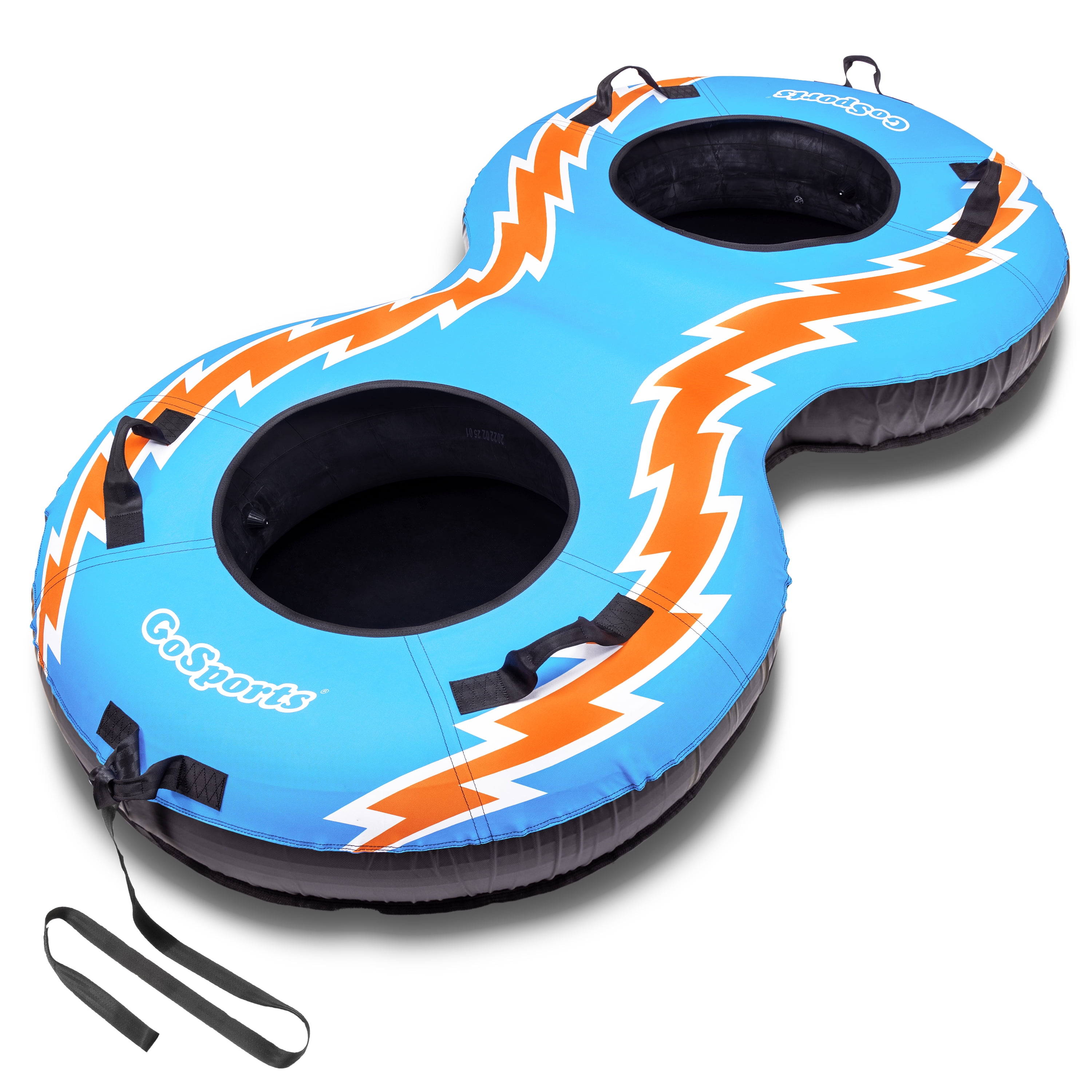 GoSports Heavy Duty 2 Person Winter Snow Tube with Premium Canvas Cover ...