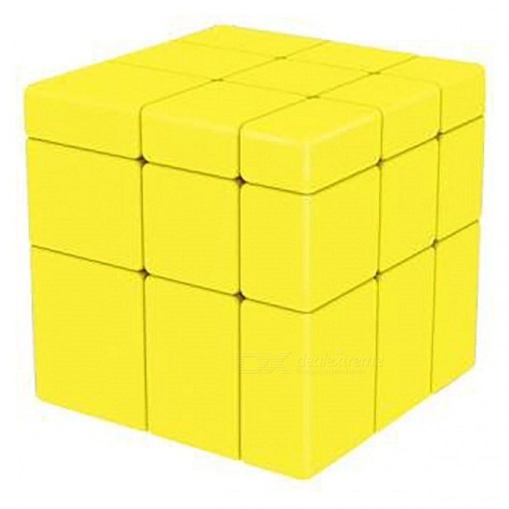 QIYI Puzzle Cube - Mirror Block 3x3 Cube - Speedy (Stickerless Yellow ...